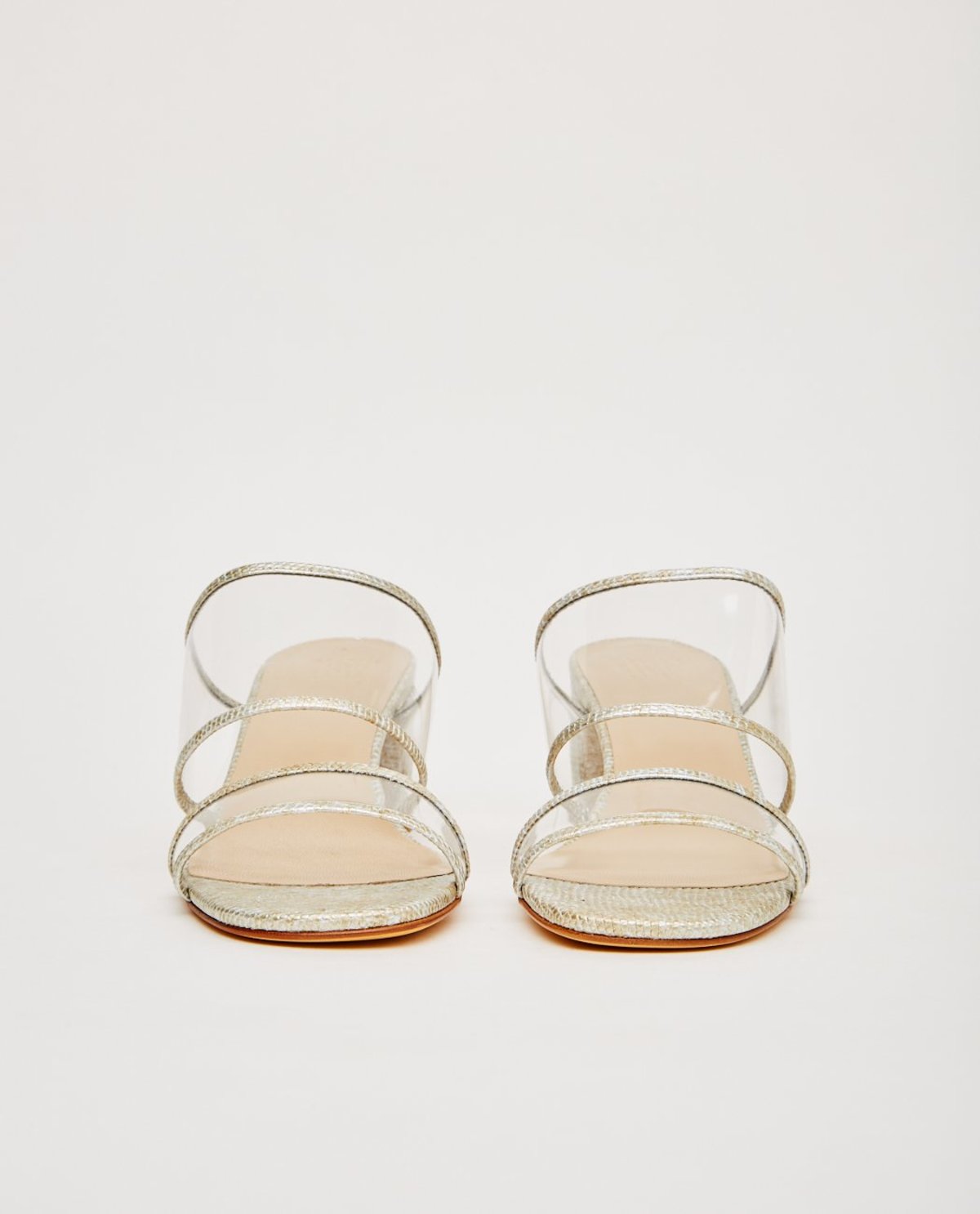 Maryam Nassir Zadeh TWO STRAP MULE HEEL - BEIGE | Garmentory