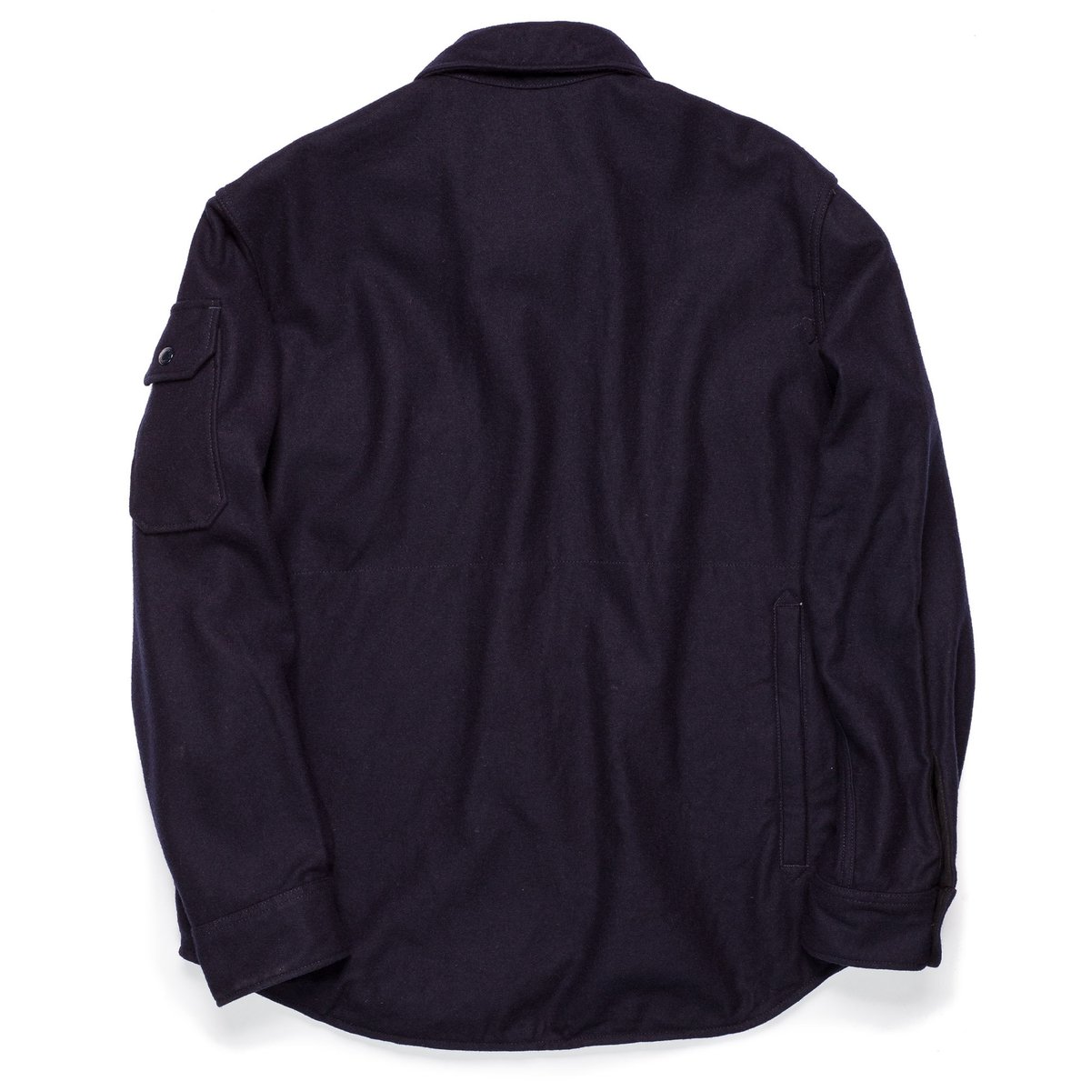 Engineered Garments Field Shirt Jacket - Dark Navy 20 oz Wool Melton ...