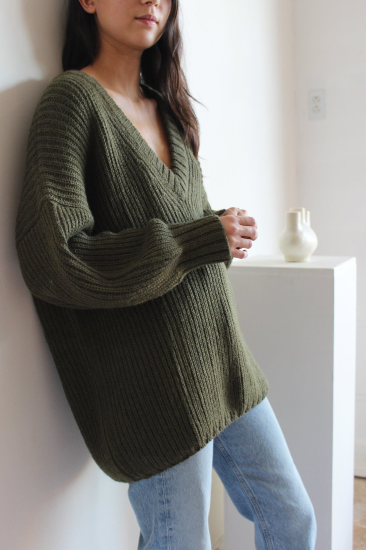 First Rite Long V Sweater | Garmentory