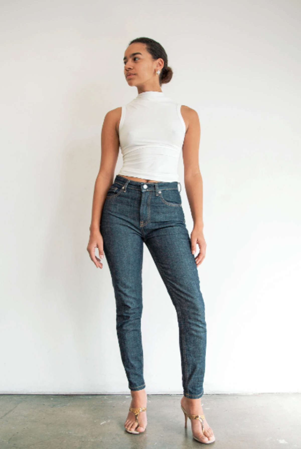 Line by K Selma Tank - White | Garmentory