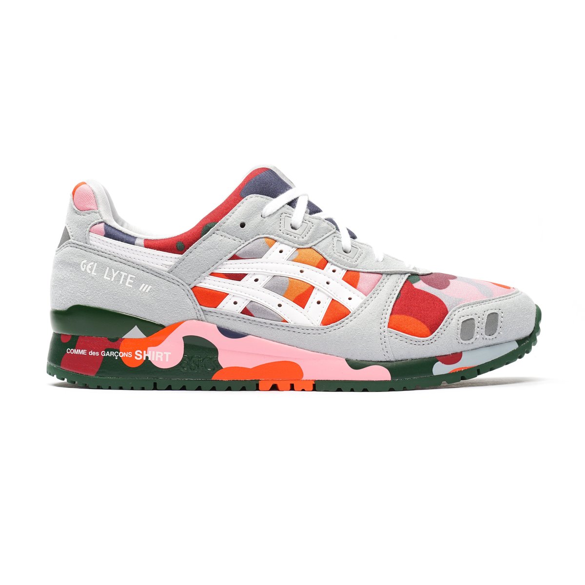 Comme des Garçons x ASICS GEL-LYTE III SNEAKER - MULTI COLOR CAMO ...