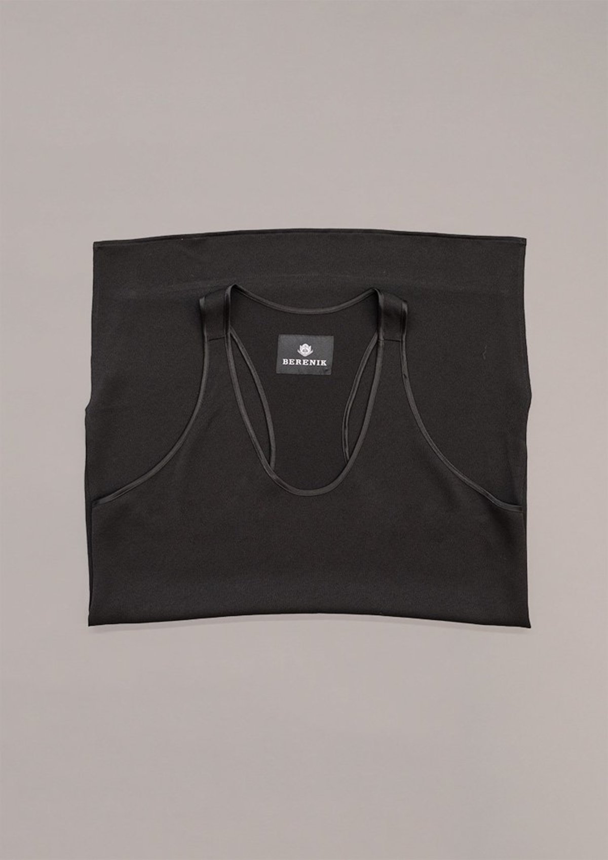 TANK TOP OVERSIZED - HEAVY DRAPING BLACK | Garmentory