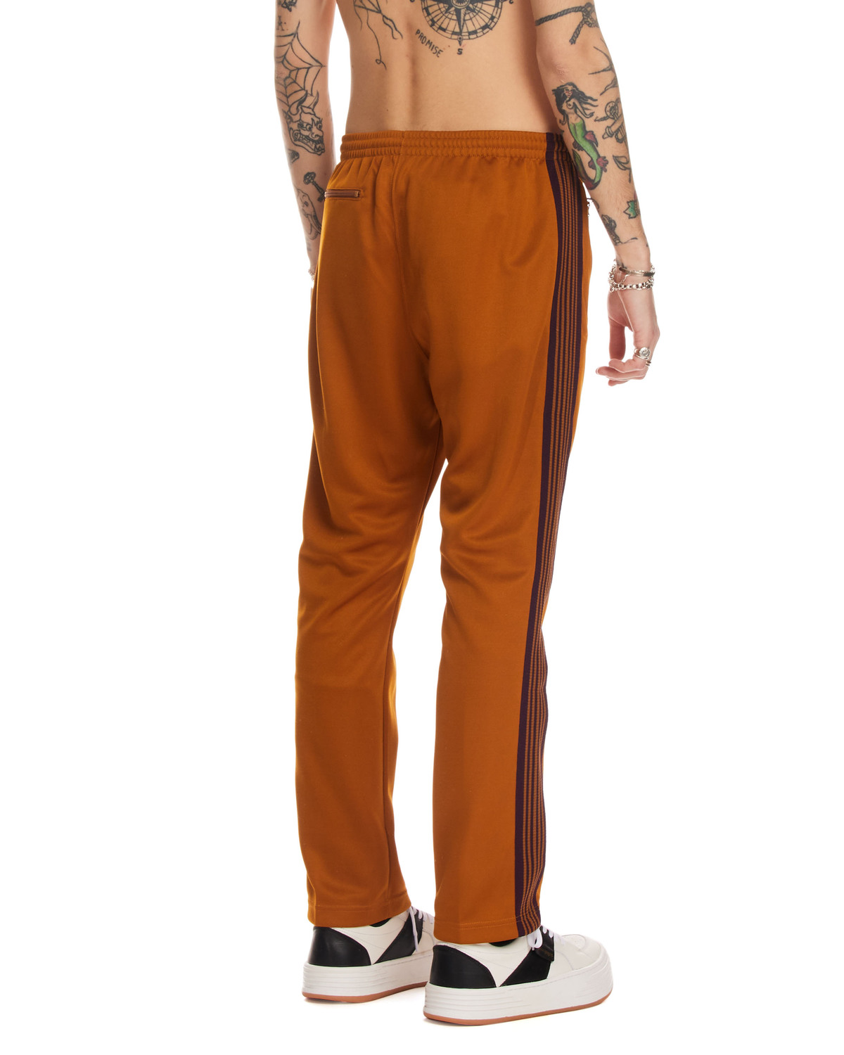 Needles Tracksuit Striped Detail sweatpants - Mustard | Garmentory