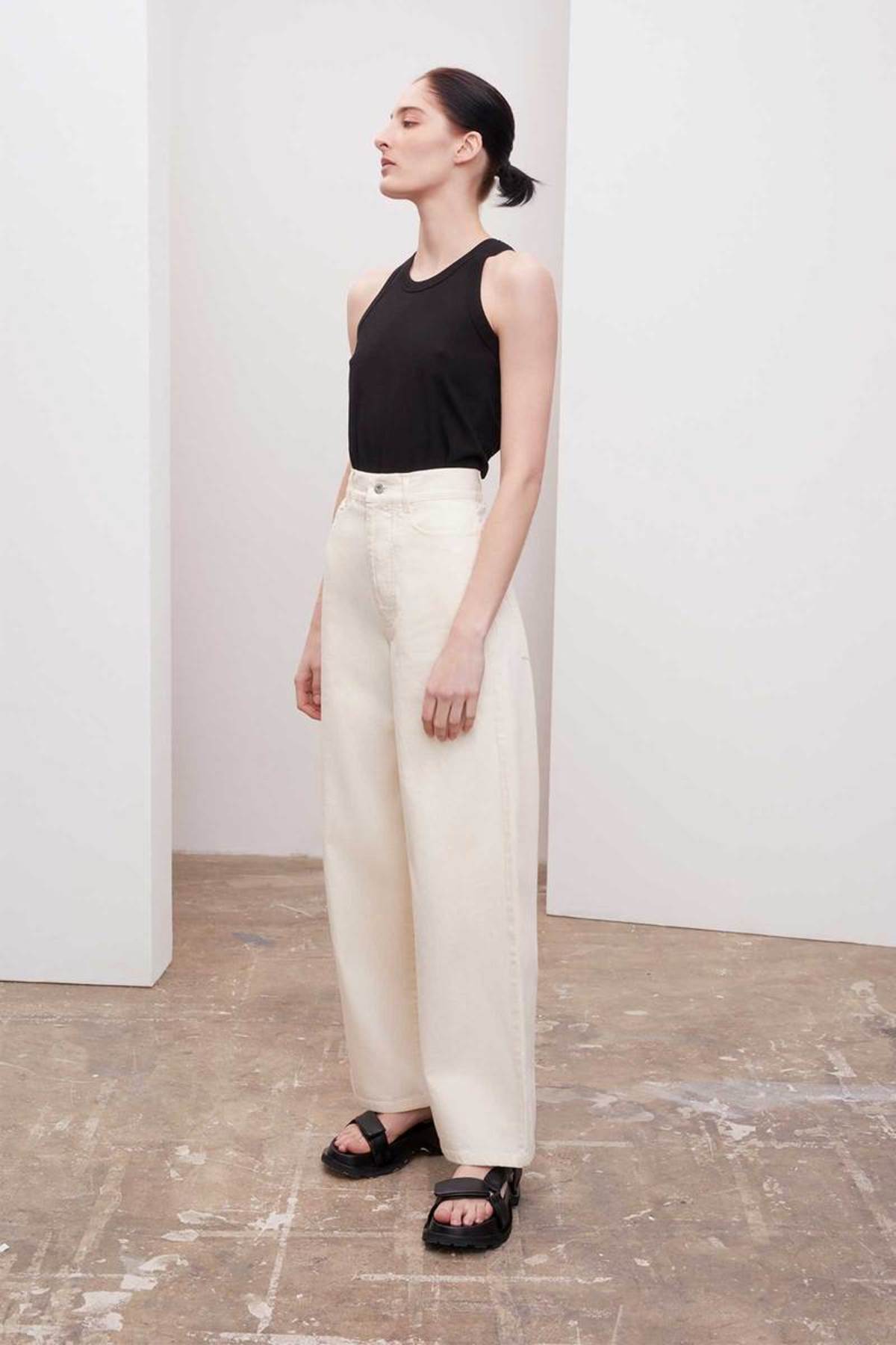 Kowtow Sailor Jeans - greige denim | Garmentory