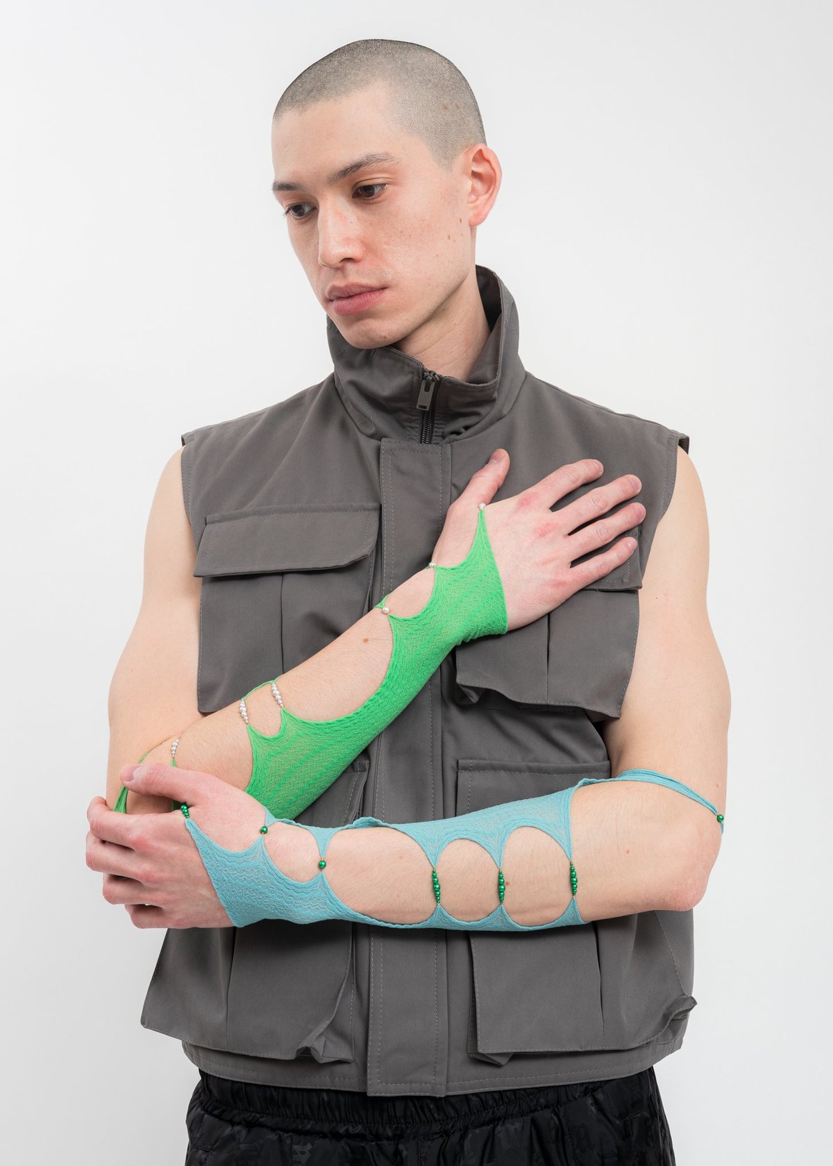 Rui Single Arm Sleeve - Lime | Garmentory