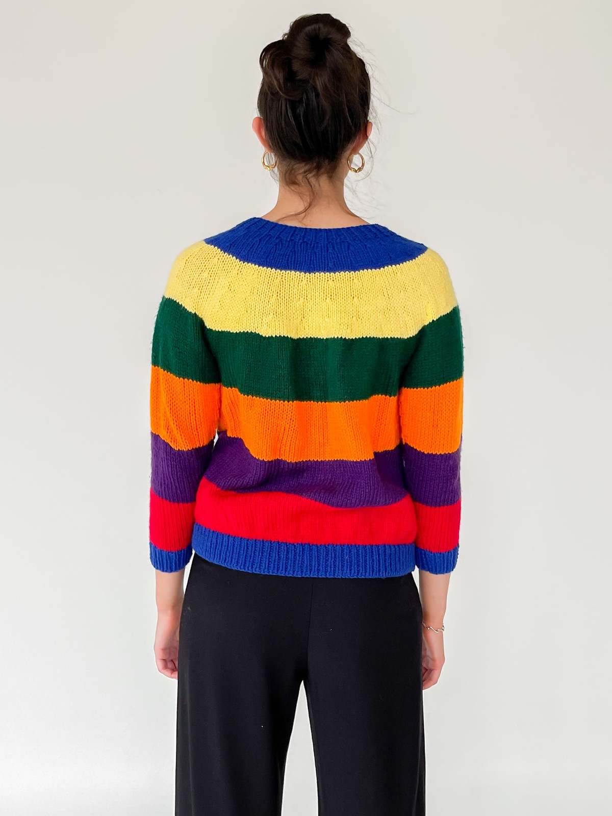 VINTAGE Striped Cardigan - MULTICOLOR | Garmentory