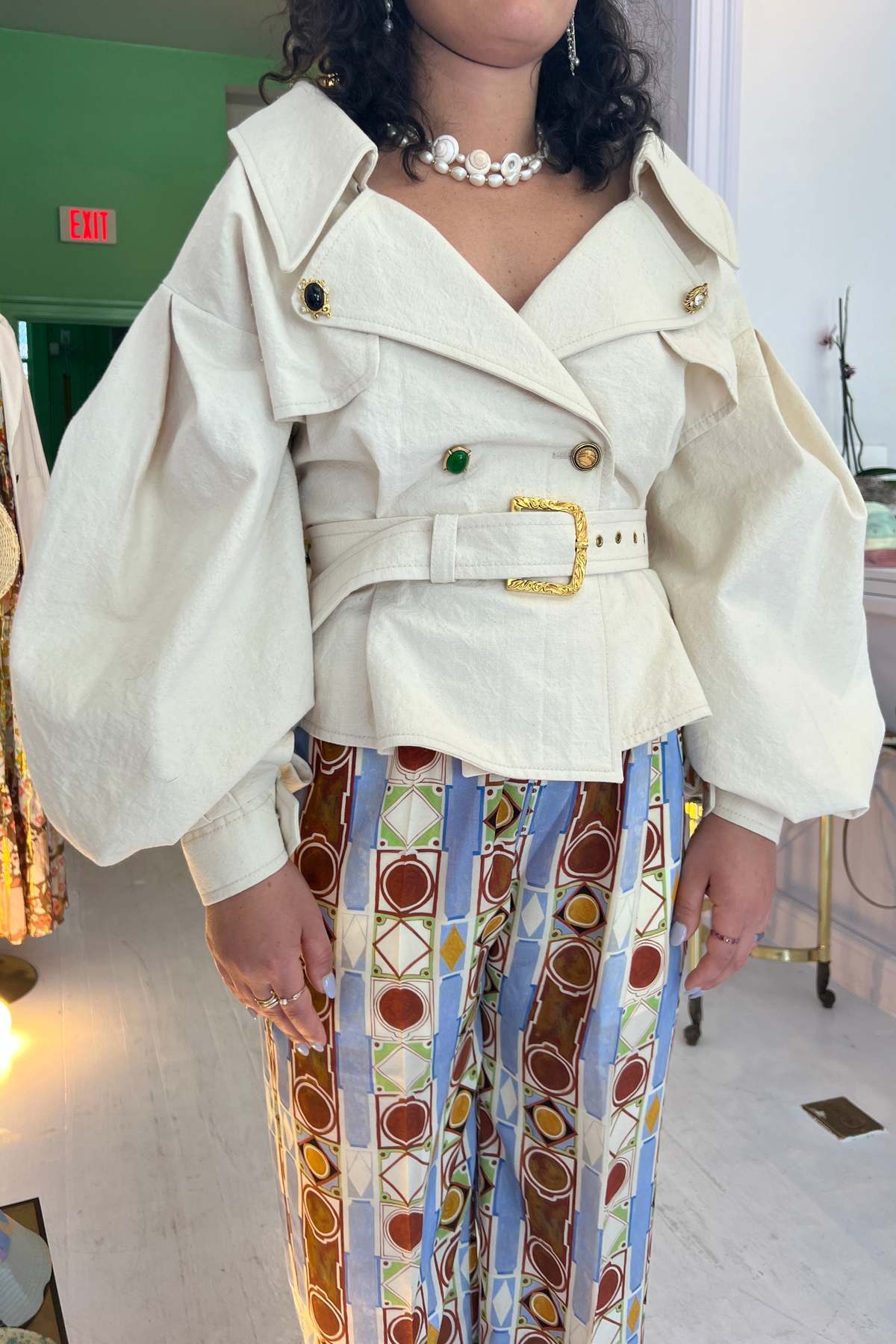 Alexandre Blanc Jewel Jacket | Garmentory