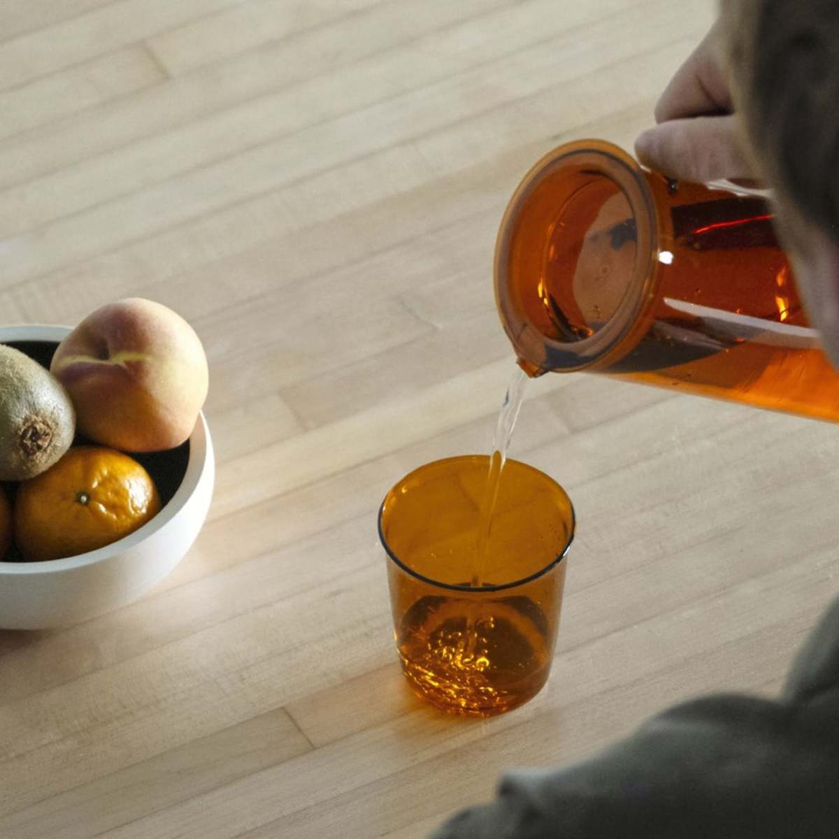 Kinto Japan Cast Jug - Amber | Garmentory