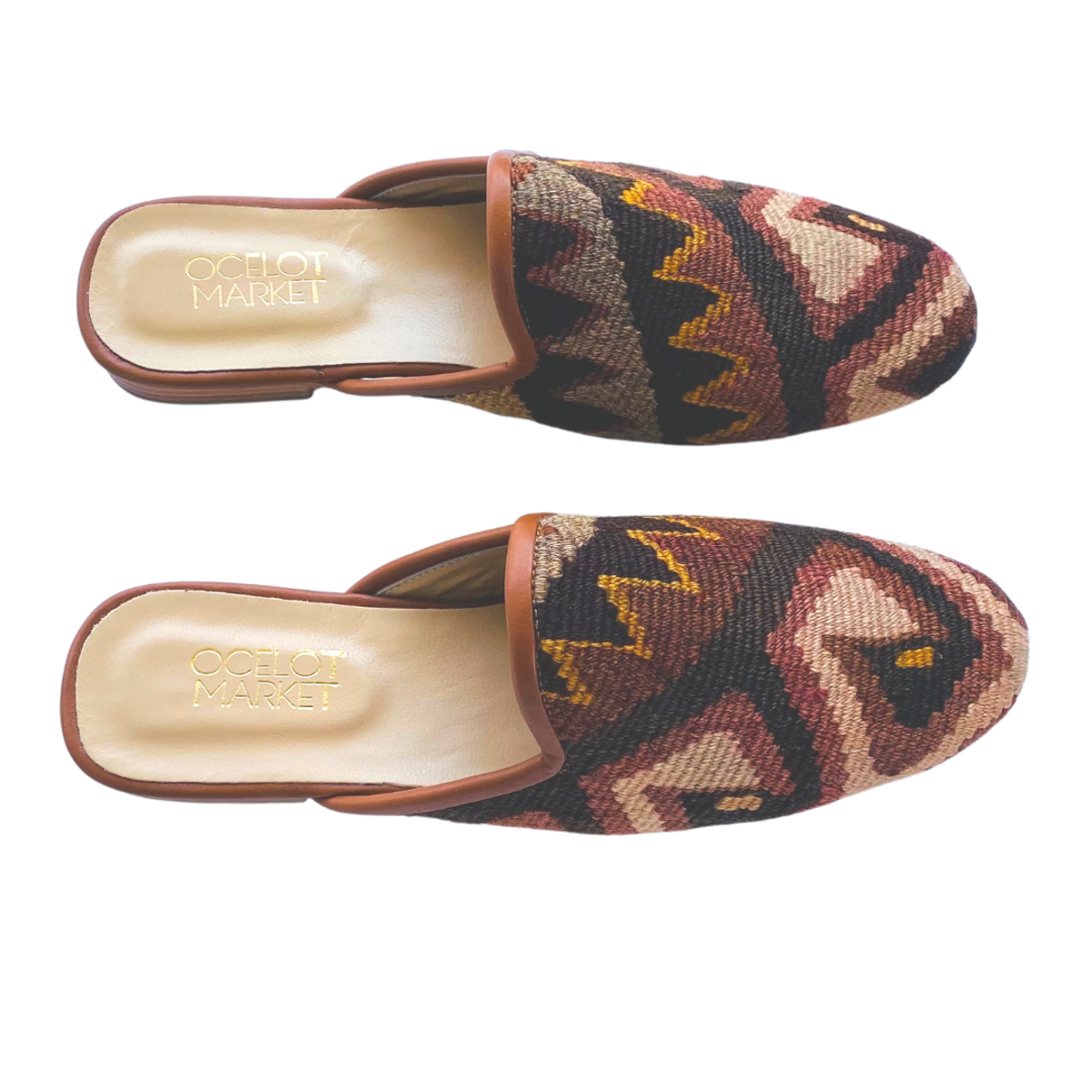 Ocelot Market Men's Turkish Kilim Mule - multi | Garmentory