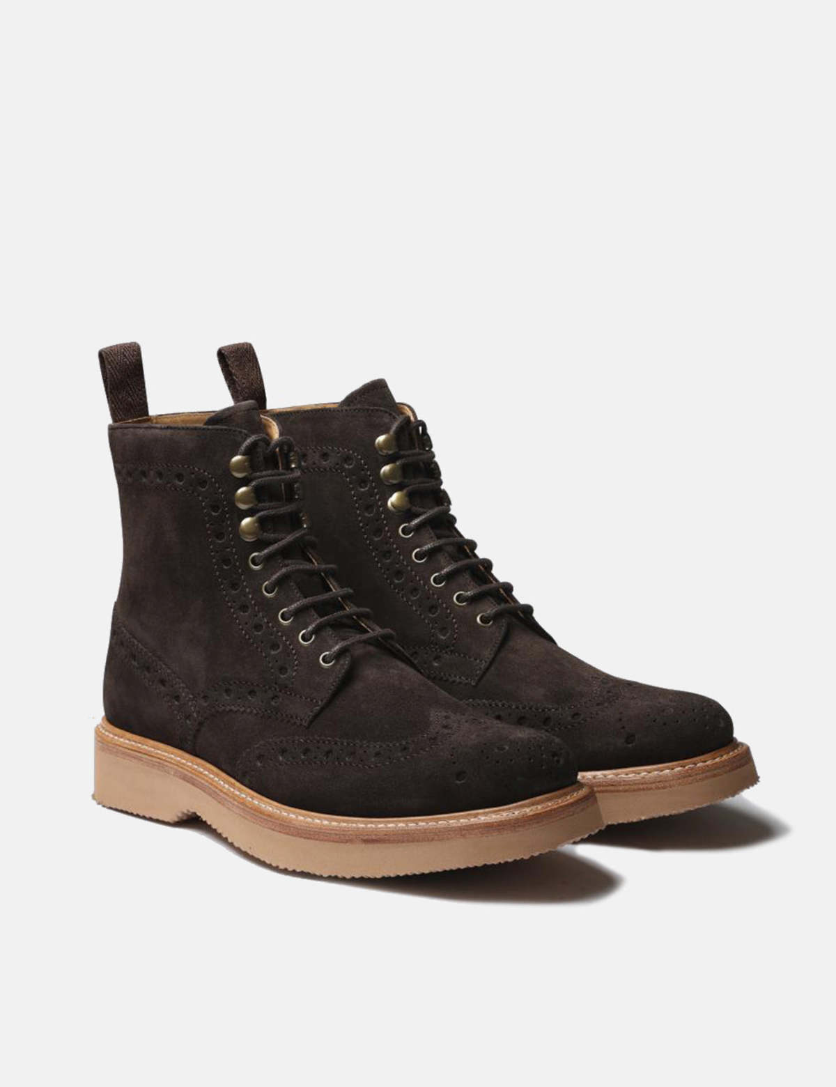 Grenson Fred Suede Boot - Brown | Garmentory