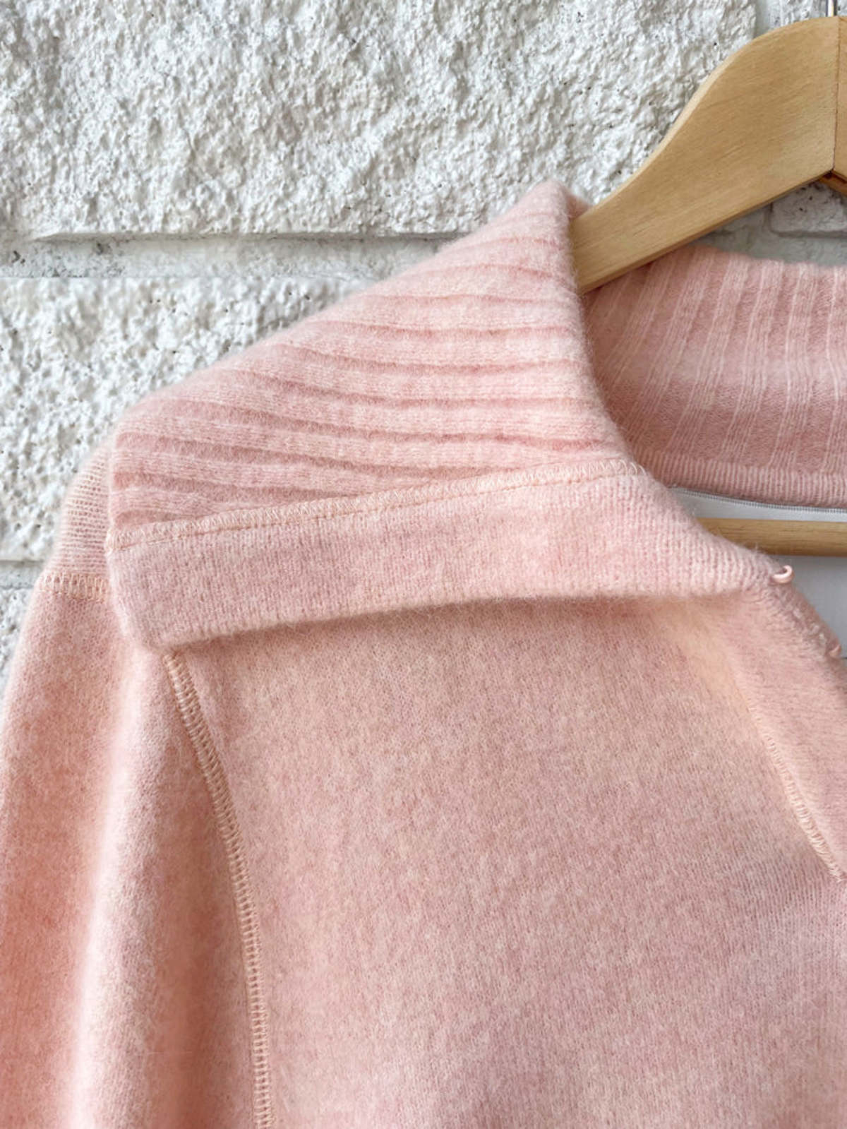 3.1 Phillip Lim Lofty Wide Collar Pullover - Blush | Garmentory