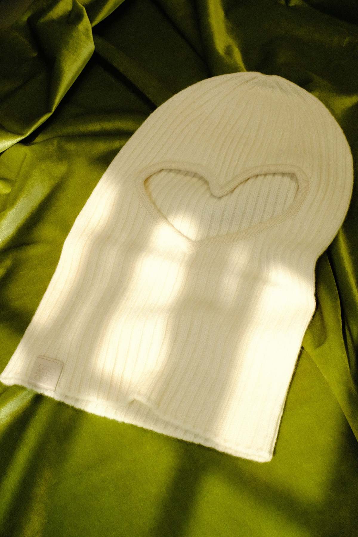 LOEWE Wool Heart Balaclava - White | Garmentory