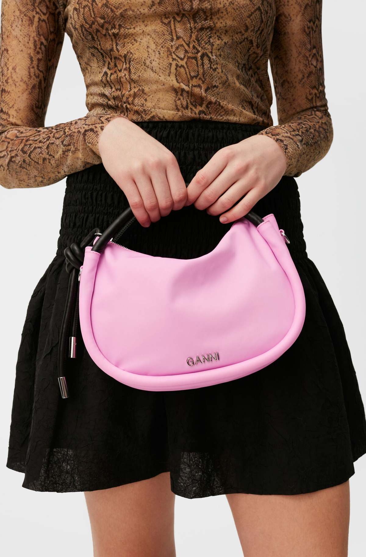 Ganni Mini Knot Bag - Cyclamen | Garmentory