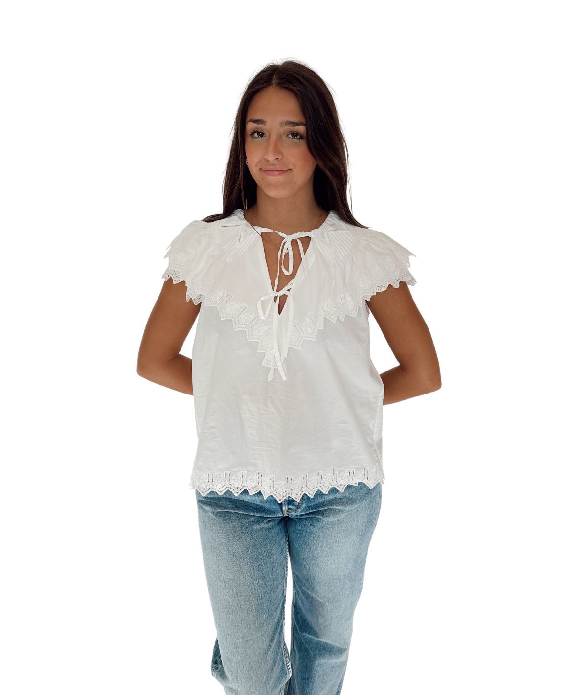 Ulla Johnson Lea Top - Pristine | Garmentory