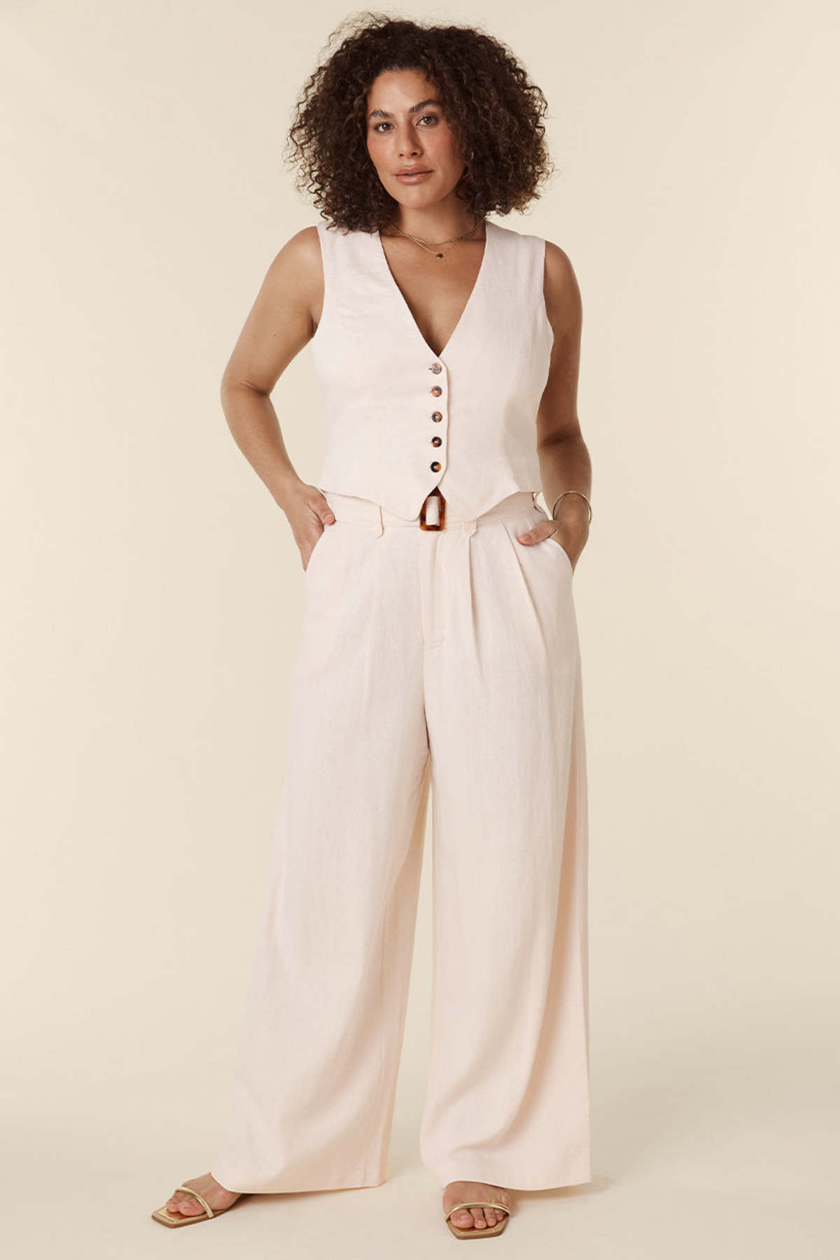 SPELL & THE GYPSY COLLECTIVE Every Single Day Linen Wide Leg Pants ...