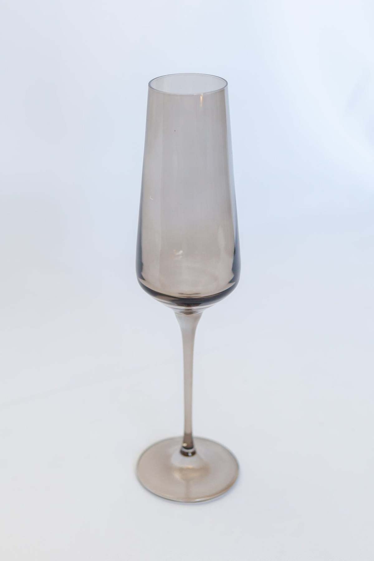 Estelle Colored Champagne Flute - Gray Smoke | Garmentory