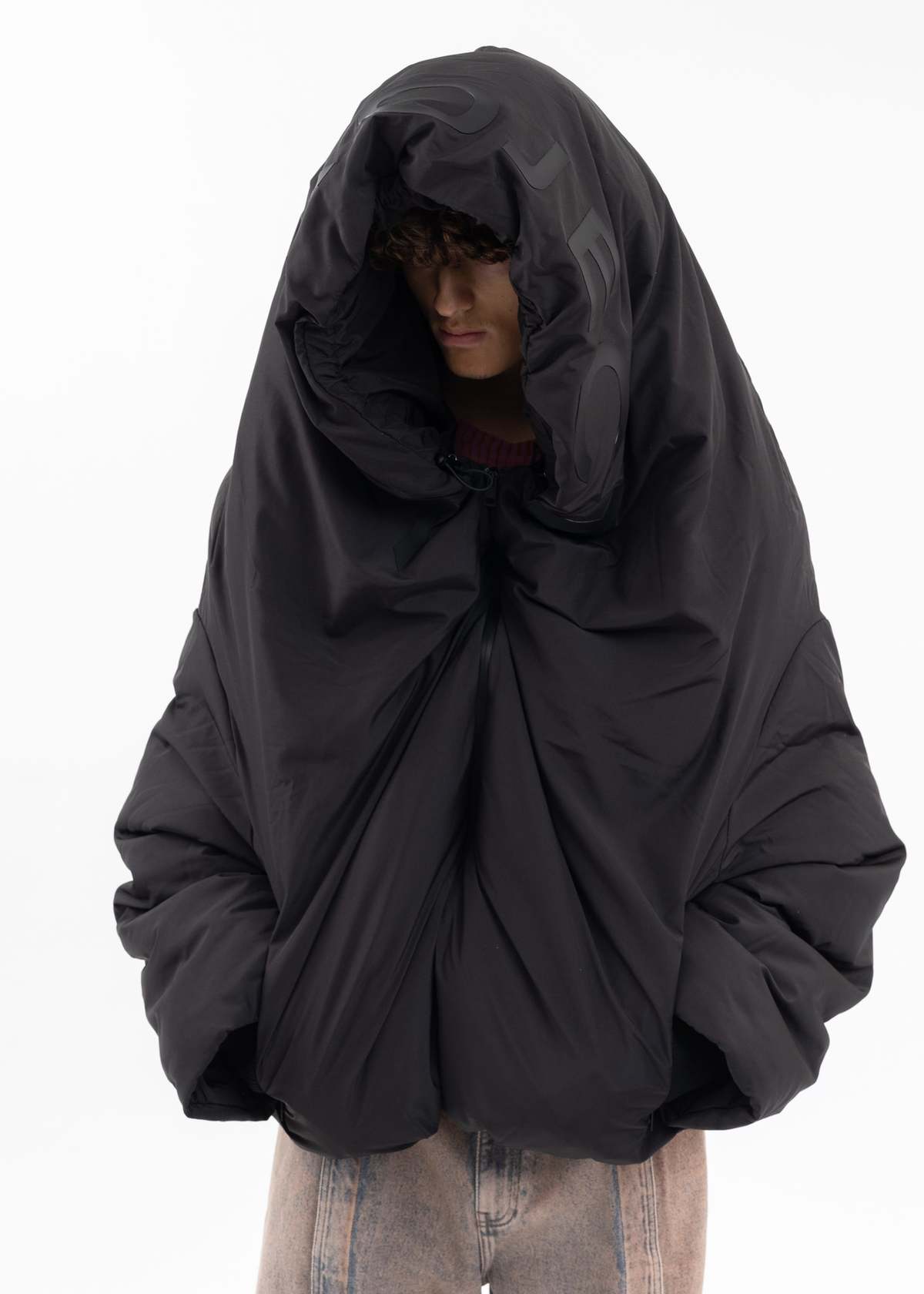 Y/project MONSTER PUFFER JACKET - BLACK | Garmentory