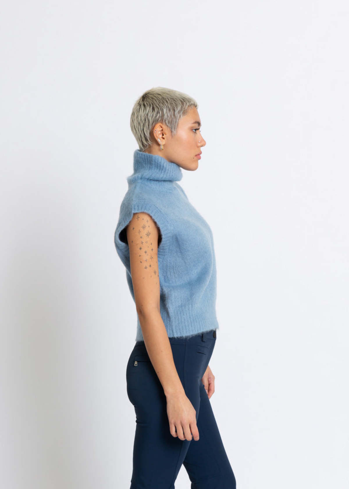 Tela Alberta Vest - Blue | Garmentory
